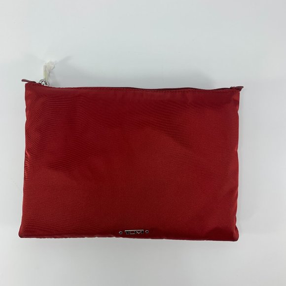 Tumi | Bags | Tumi Just In Case Tote Bag Red With Gold Hardware | Poshmark